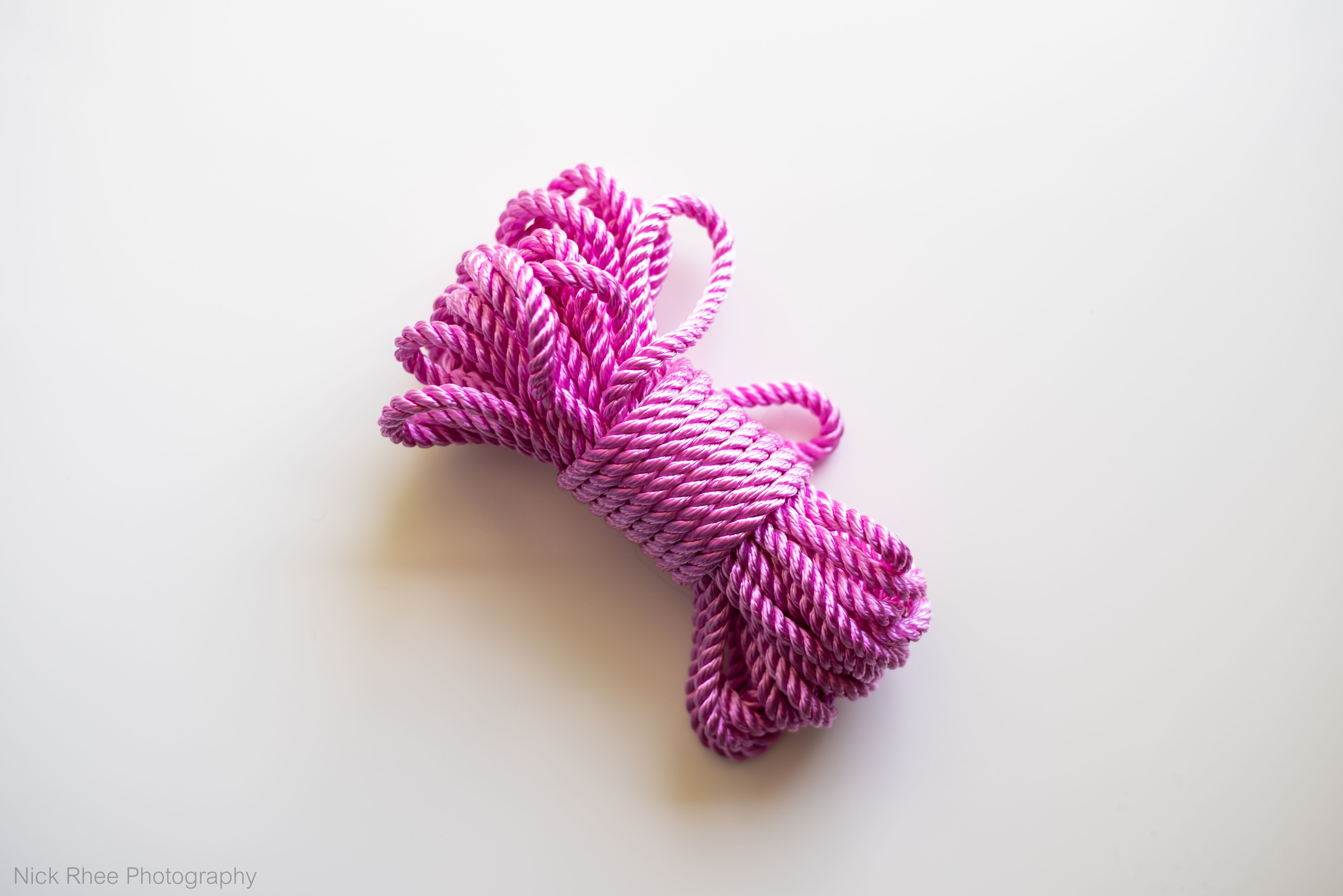 30′ Pink Nylon Rope – knottiekittie